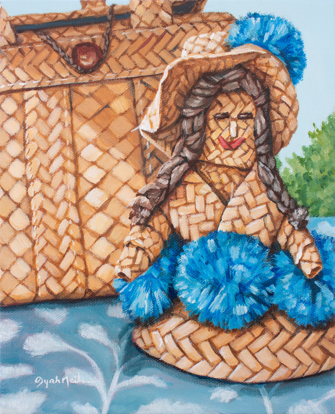 Blue Lady Straw Doll – The Current Gallery at Baha Mar I CTF BM ...